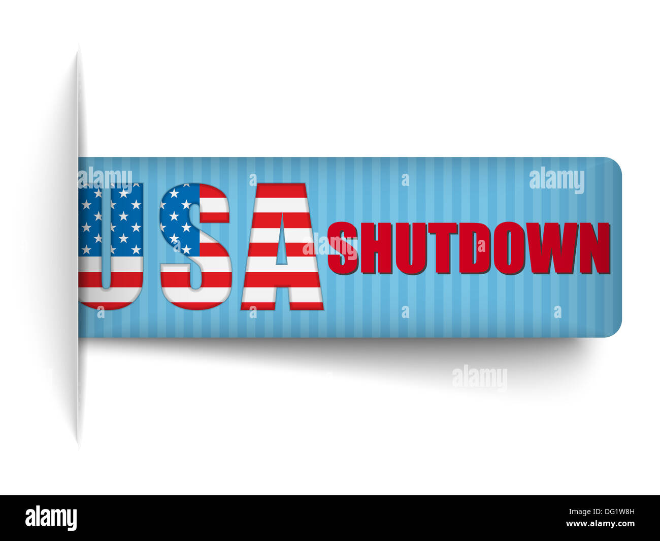 Government shutdown sign Cut Out Stock Images & Pictures - Alamy