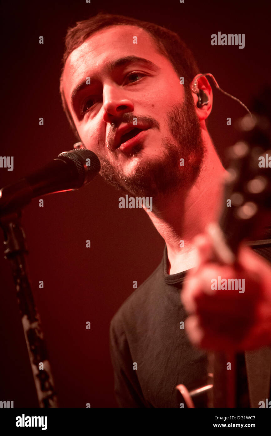 Milan Italy. 10th October 2013. The British indie rock band EDITORS ...