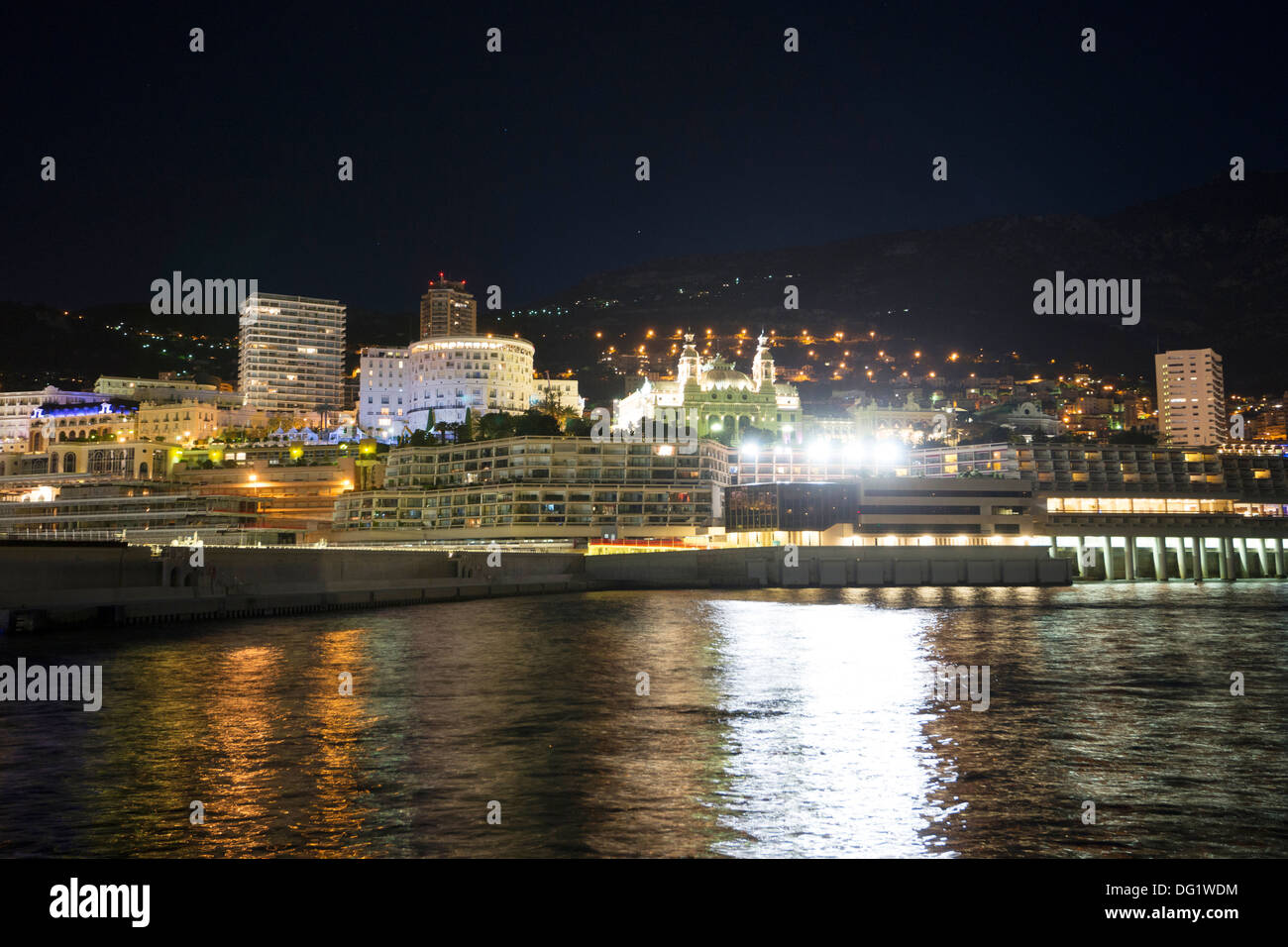 Monaco hotel de paris night hi-res stock photography and images - Alamy