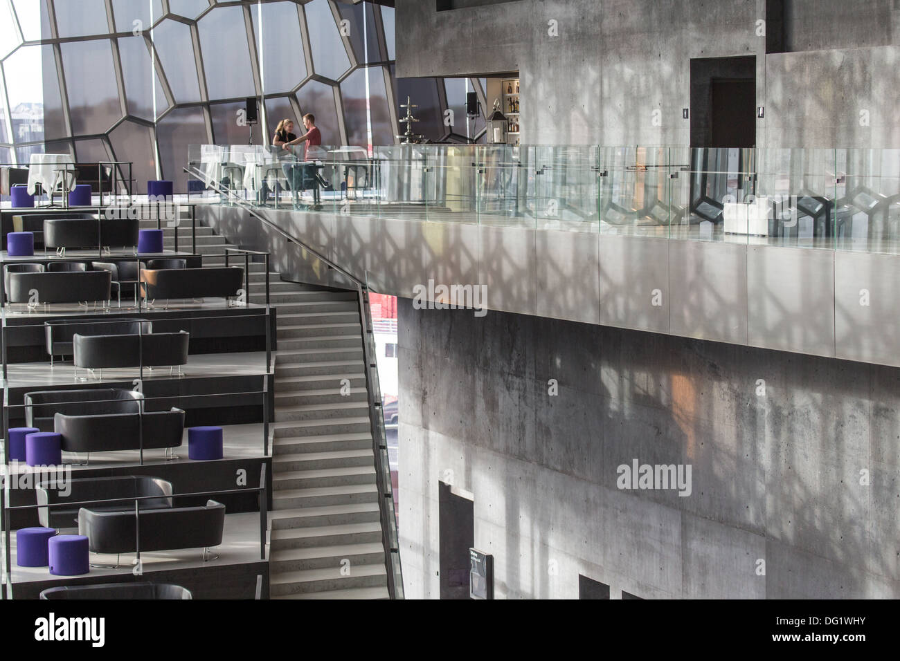Harpa concert hall interior hi-res stock photography and images - Alamy