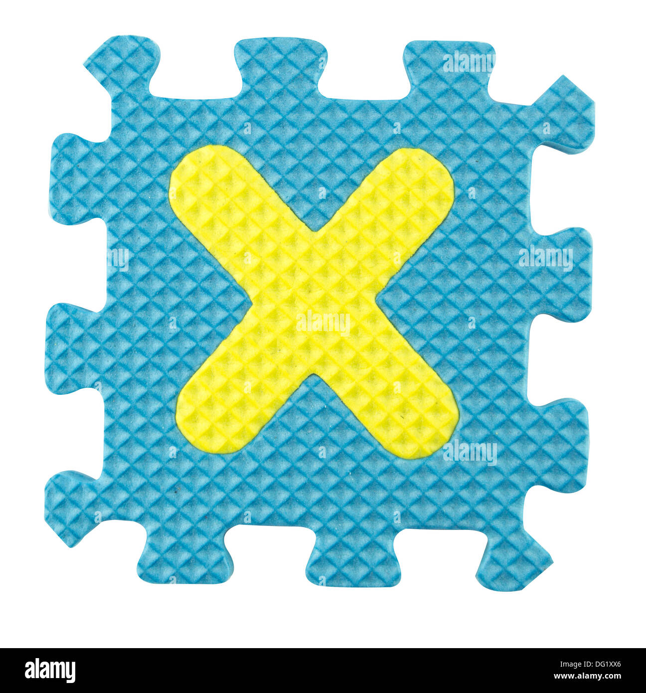 X letter, Alphabet puzzle isloated on white background , with clipping ...