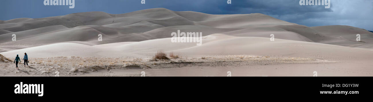 The dunes area of Great Sand Dunes National Park, Colorado Stock Photo ...