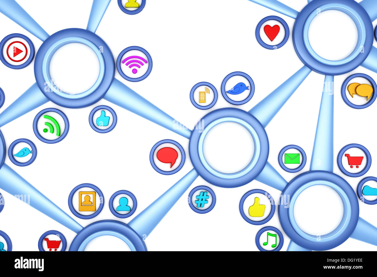 Social media connection Stock Photo - Alamy