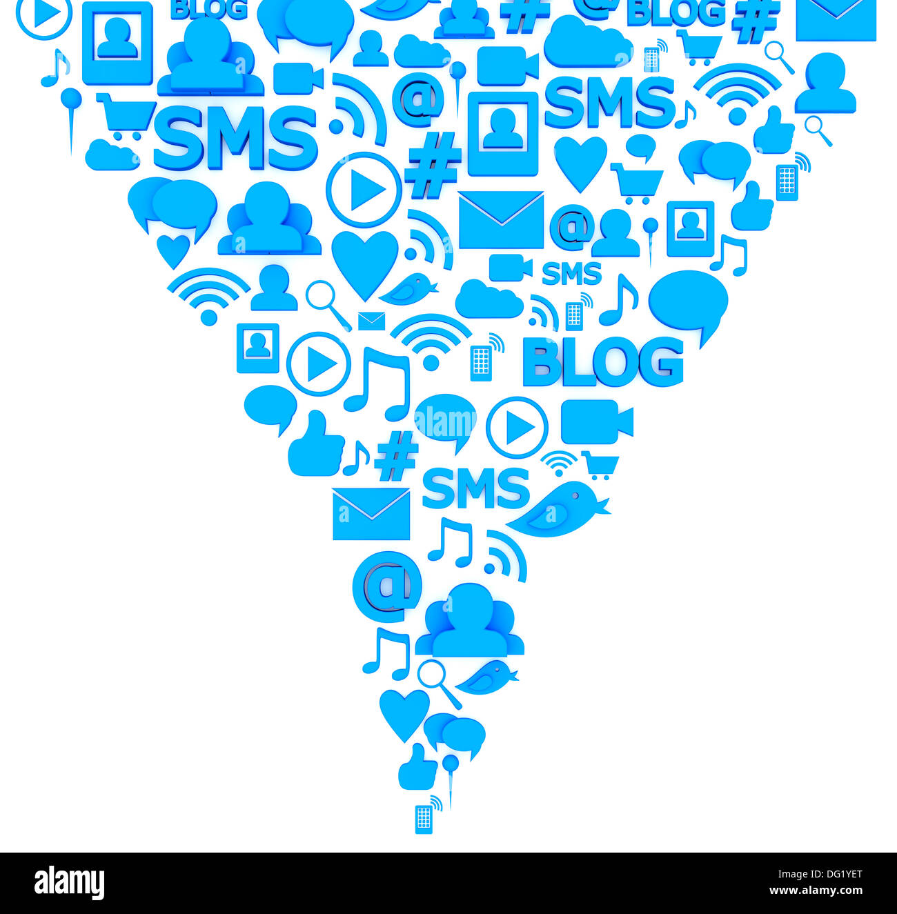 Social media icons Stock Photo - Alamy