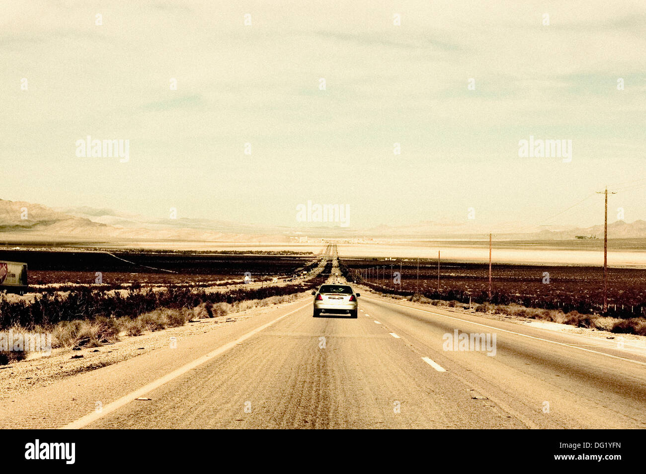 Rear view of car hi-res stock photography and images - Alamy