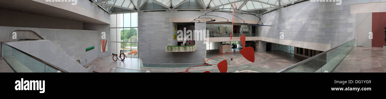 The atrium of the East Wing of the National Gallery, Washington, DC ...