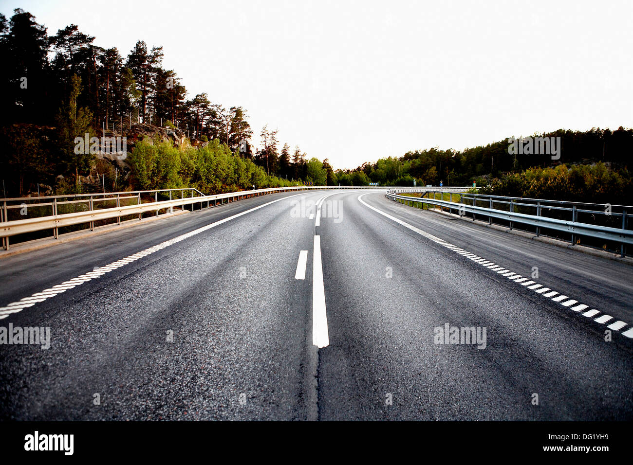 Two lane road hi-res stock photography and images - Alamy