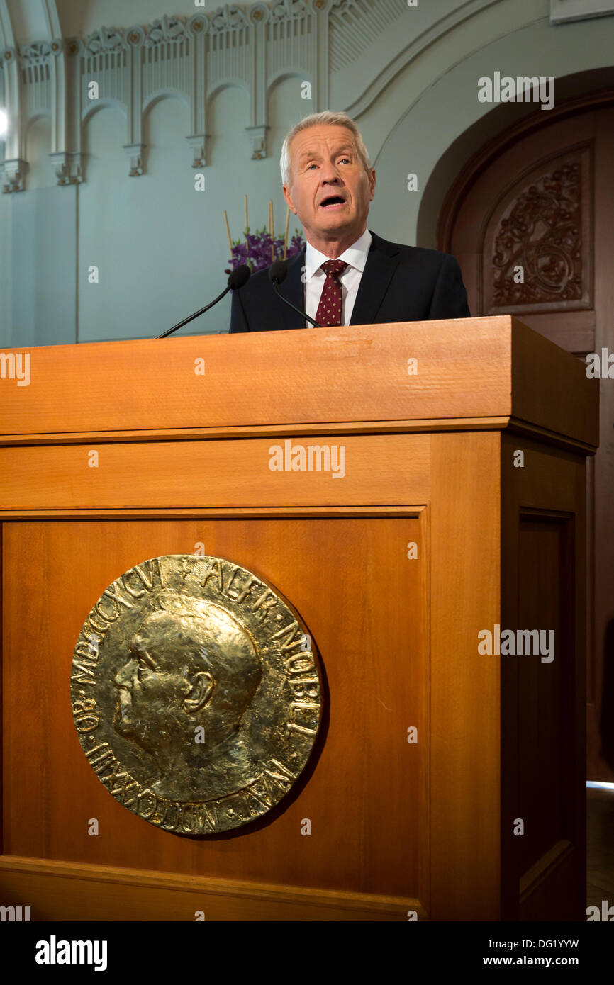 Oslo the nobel committee chairman hi-res stock photography and images ...