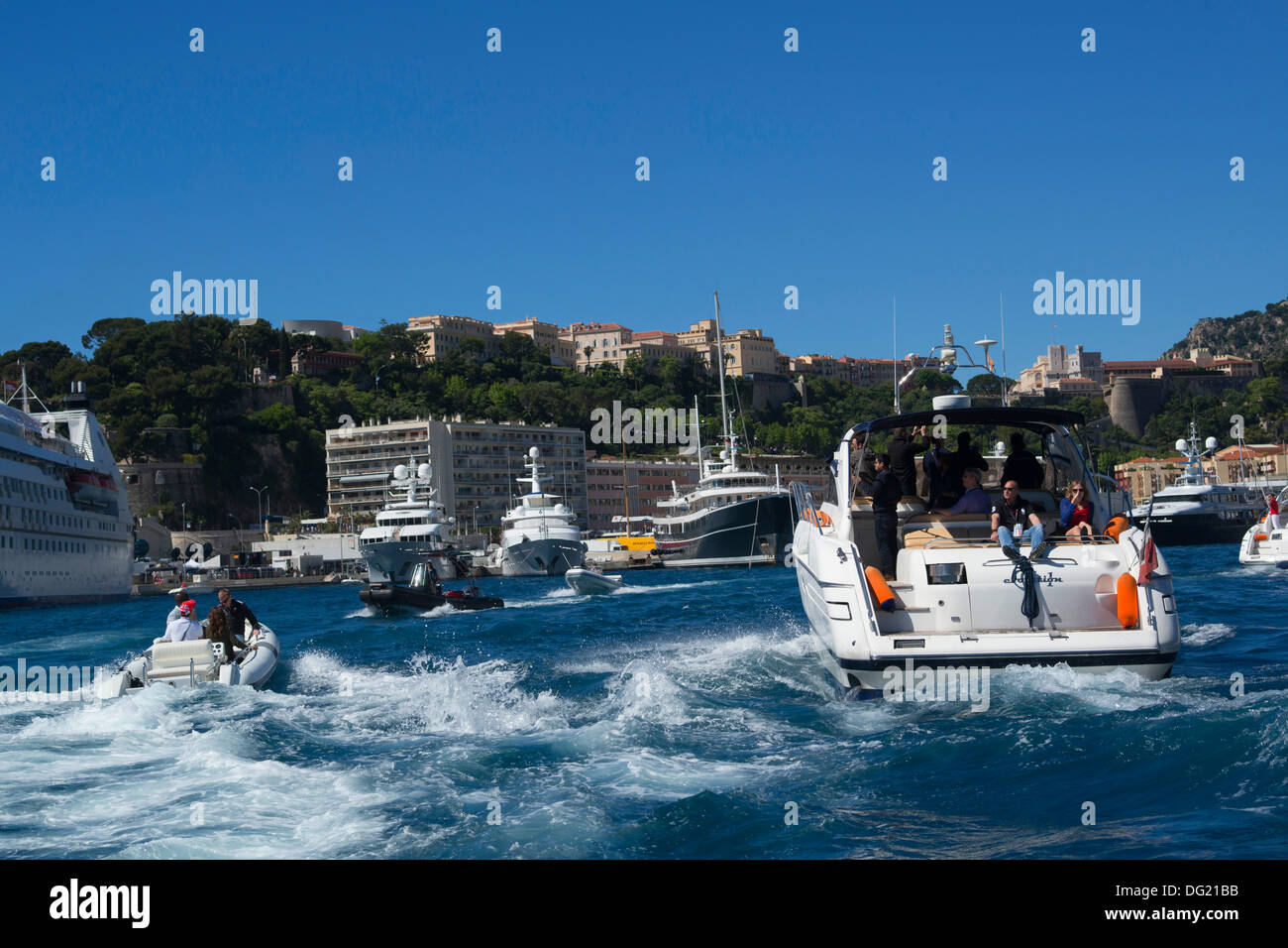 Ship, Yacht, Port, Hercule, Monaco, Monte Carlo Stock Photo - Alamy