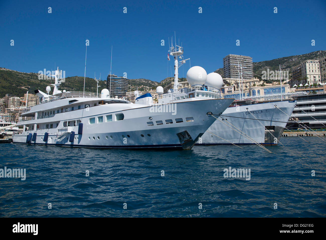 Ship, Yacht, Port, Hercule, Monaco, Monte Carlo Stock Photo - Alamy