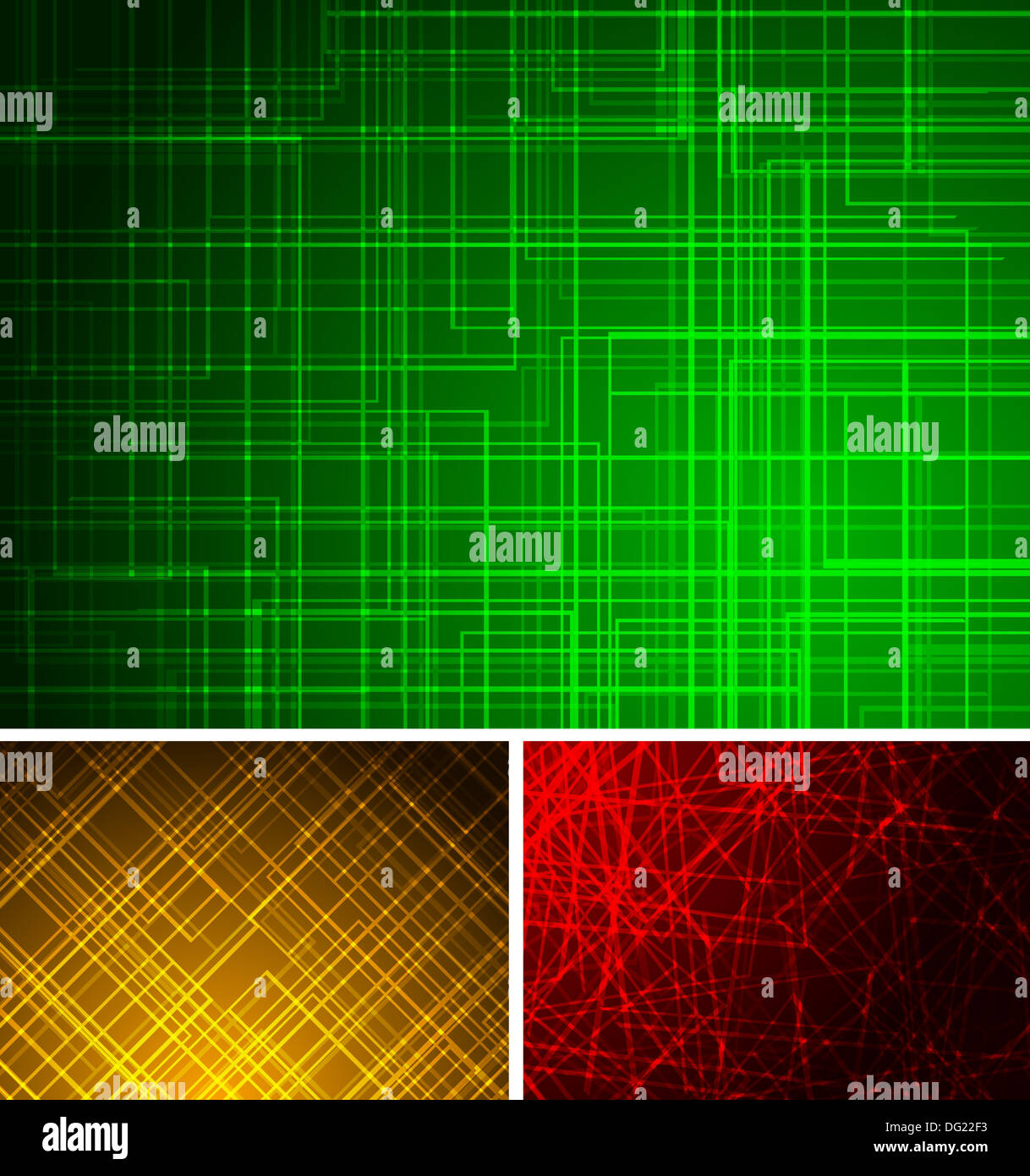 Set of simple abstract backgrounds - eps 10 Stock Photo - Alamy