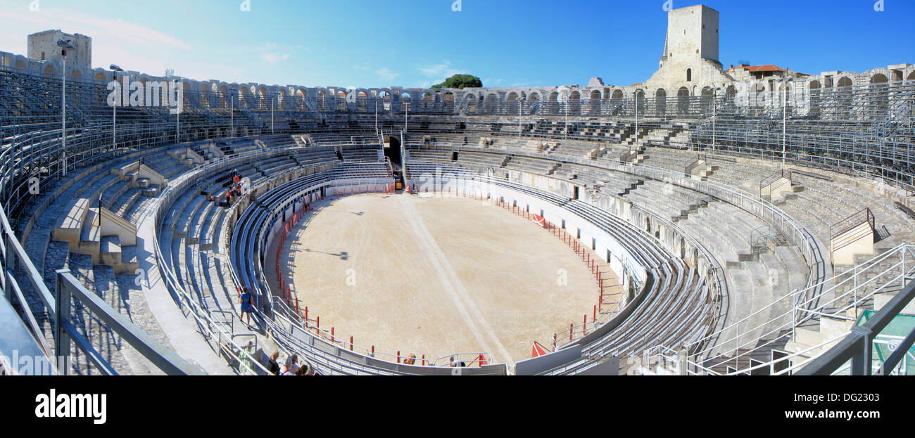 Arles amphitheatre, Provence, France Stock Photo - Alamy