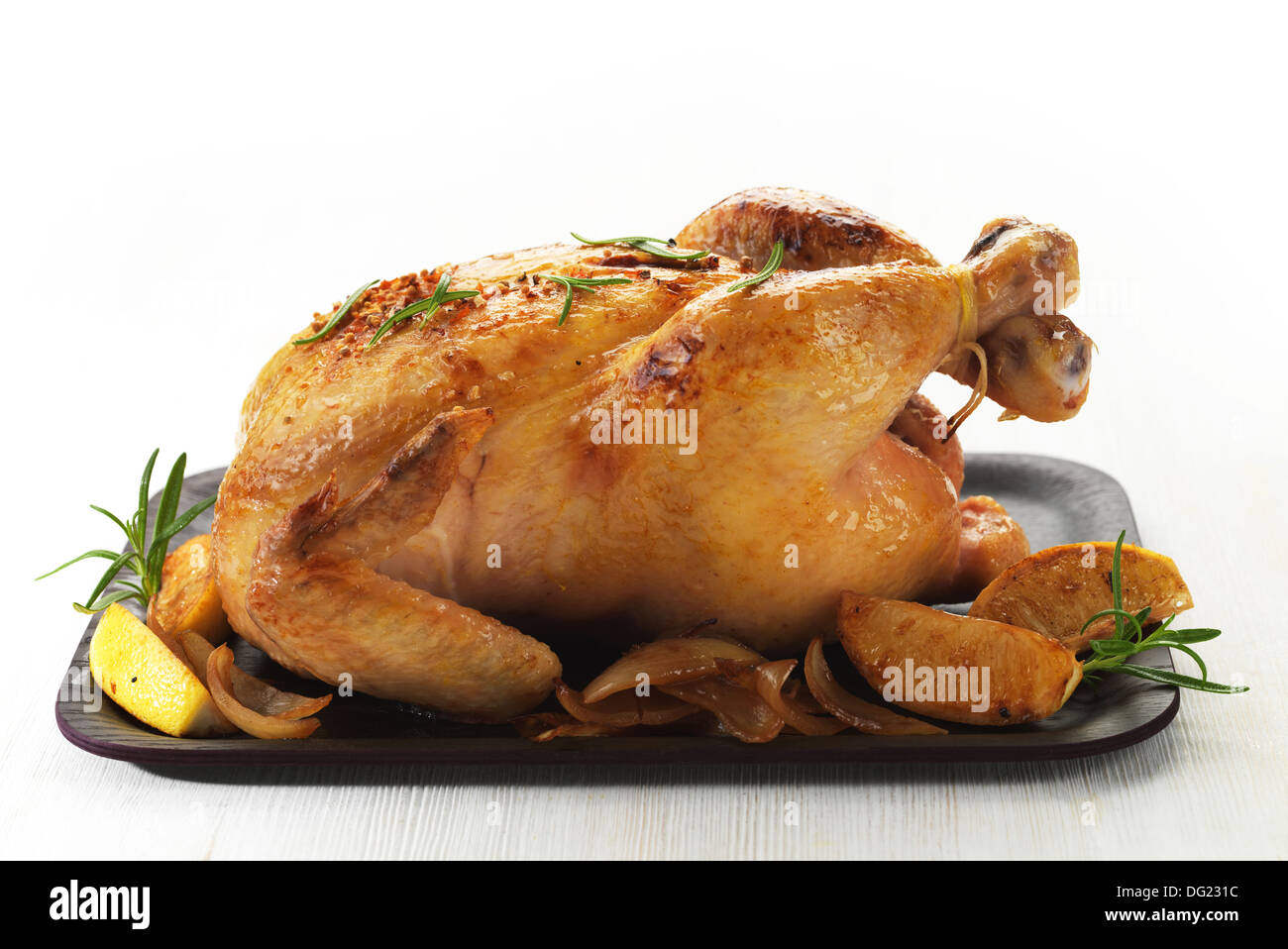 Whole roasted chicken hi-res stock photography and images - Alamy