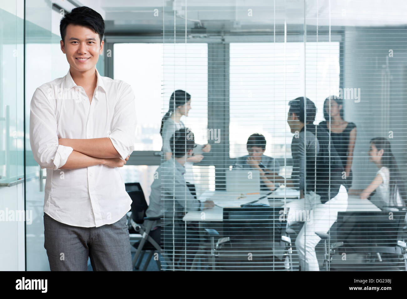 Boardroom meeting men only hi-res stock photography and images - Alamy