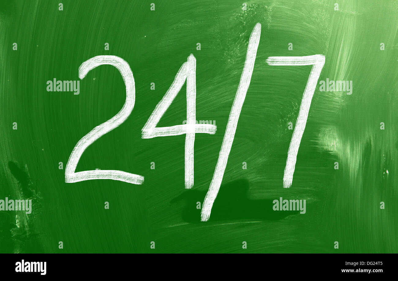 24 7 concept hi-res stock photography and images - Alamy