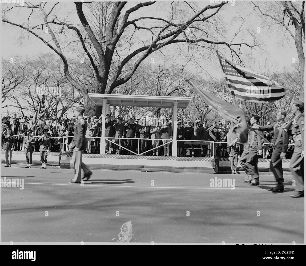 Reviewing stand Black and White Stock Photos & Images - Alamy