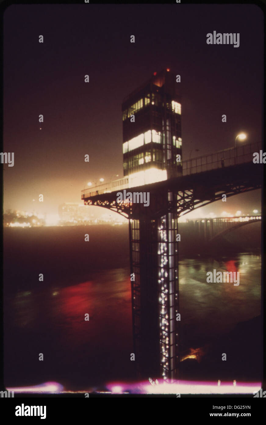 The Prospect Point Observation Tower, located at the base of the ...