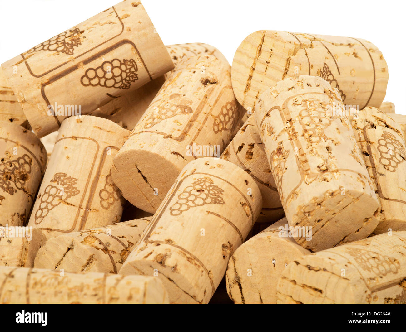 pile of brand new wine corks Stock Photo - Alamy