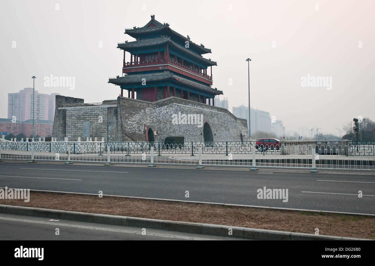 reconstructed Yongdingmen gate at Yongdingmennei Main Street, Dongcheng ...