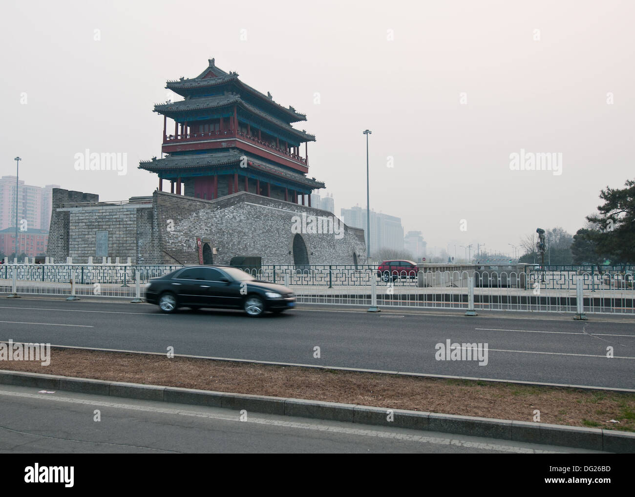 reconstructed Yongdingmen gate at Yongdingmennei Main Street, Dongcheng ...