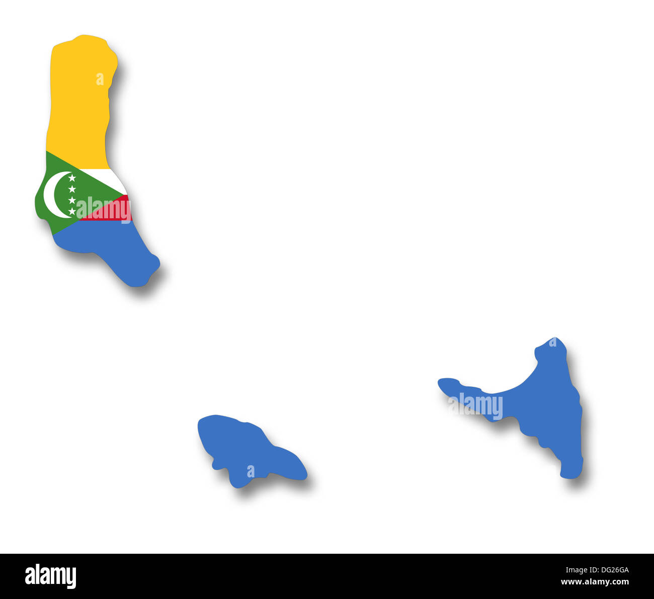 Map of comoros hi-res stock photography and images - Alamy