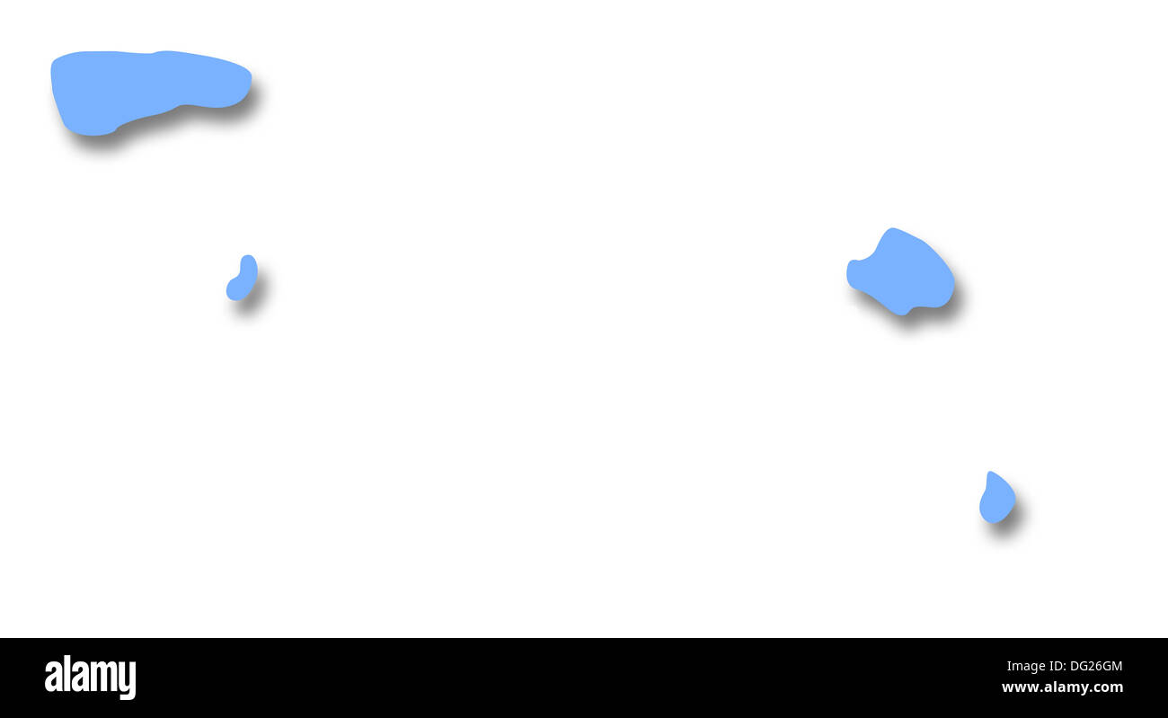 Map of Seychelles Stock Photo - Alamy