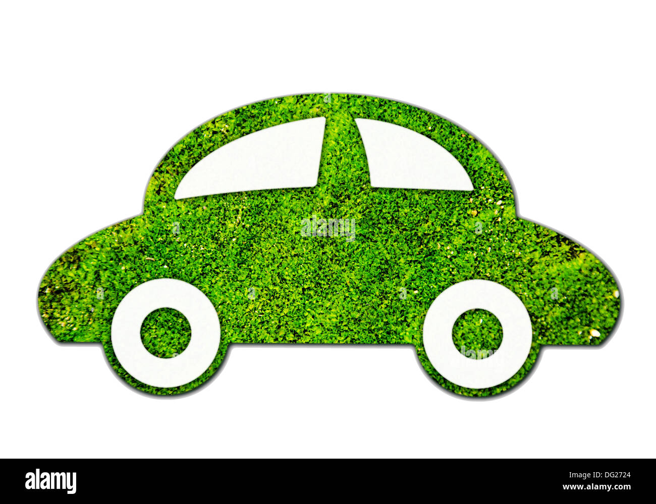 Eco Car, Green car for eco concept Stock Photo - Alamy