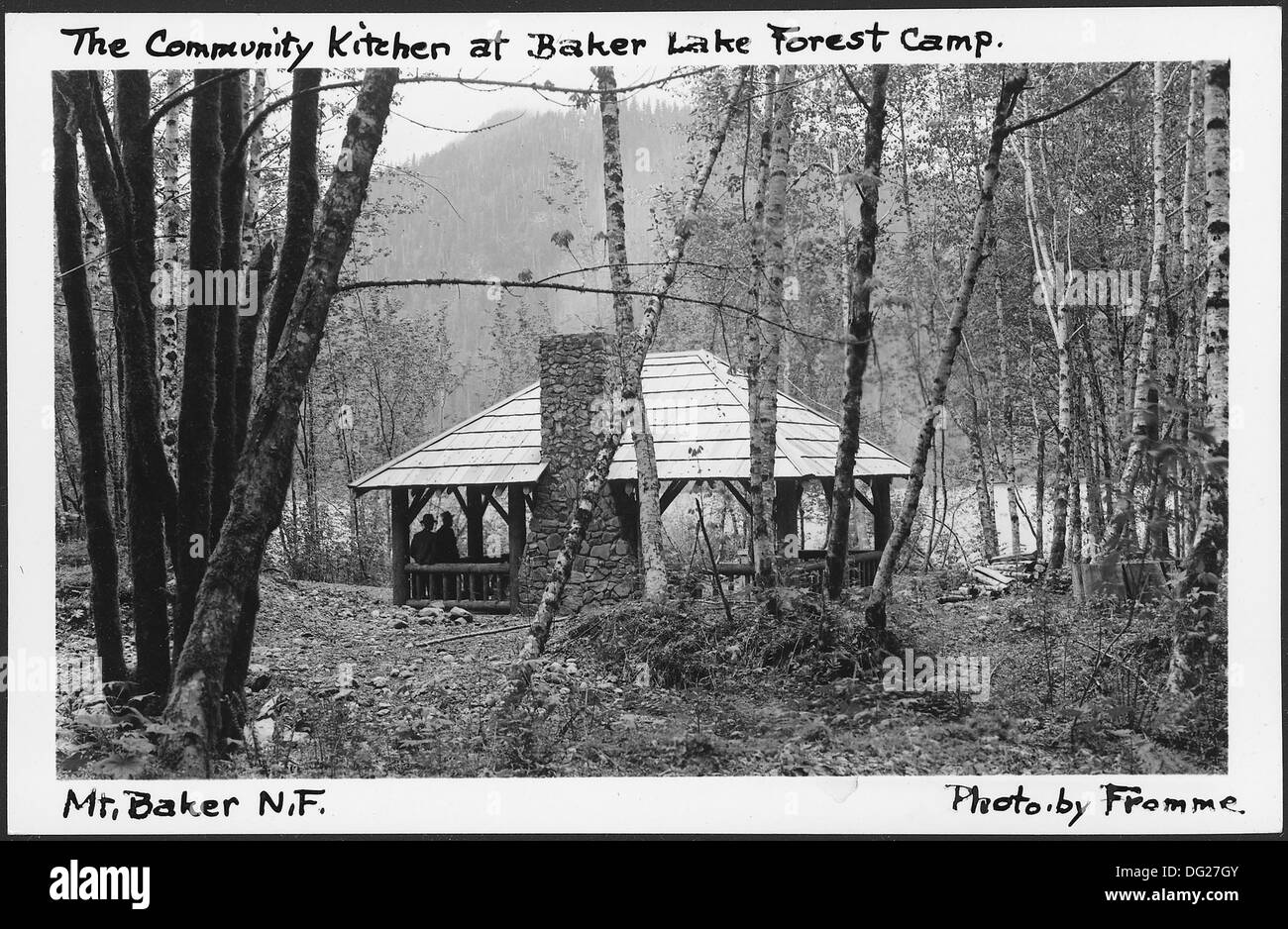 The Community Kitchen at Baker Lake Forest Camp in Mount Baker National ...