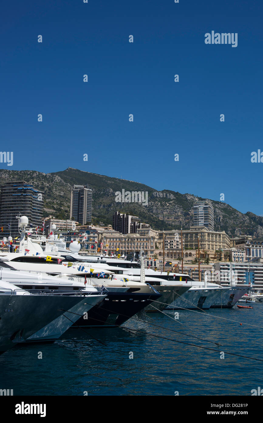 Ship, Yacht, Port, Hercule, Monaco, Monte Carlo Stock Photo - Alamy