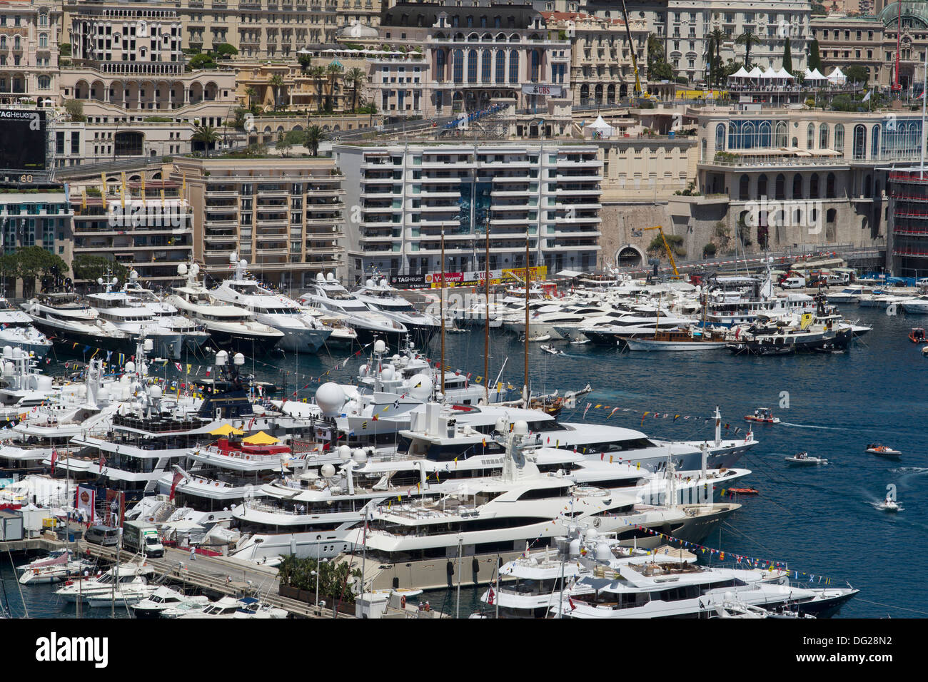 Over, View, Port, Hercule, Monaco, Monte Carlo Stock Photo - Alamy