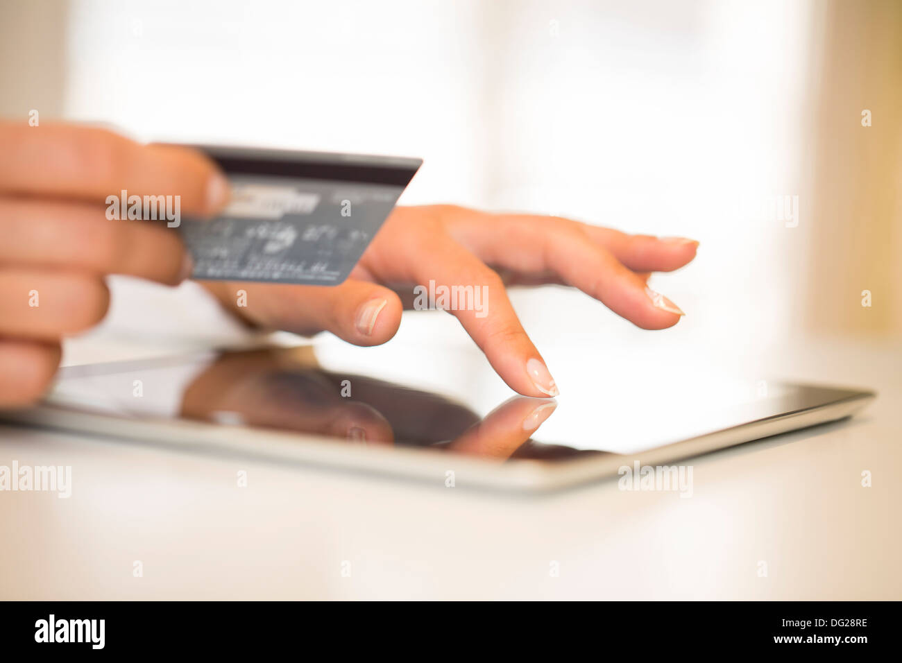 Female computer finger indoor web Stock Photo - Alamy