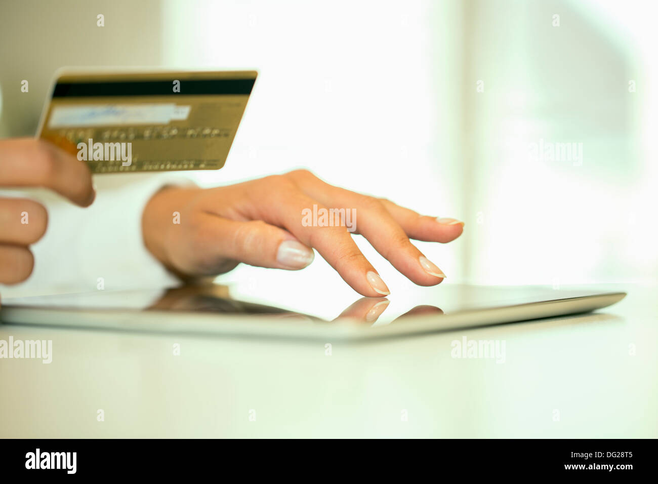 Female computer finger indoor web Stock Photo - Alamy