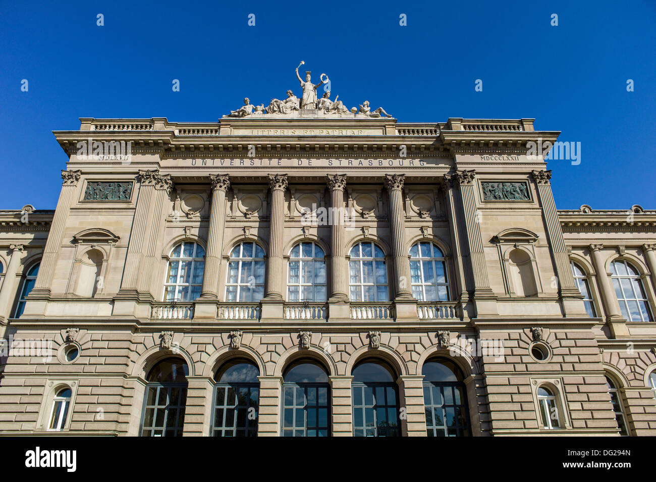 Palais Universitaire University building Strasbourg Alsace France Stock ...