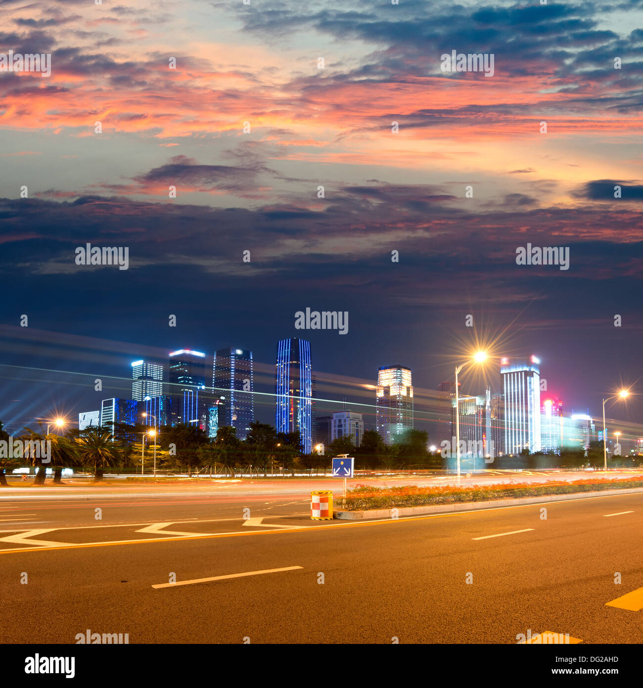 Radial urban road hi-res stock photography and images - Alamy