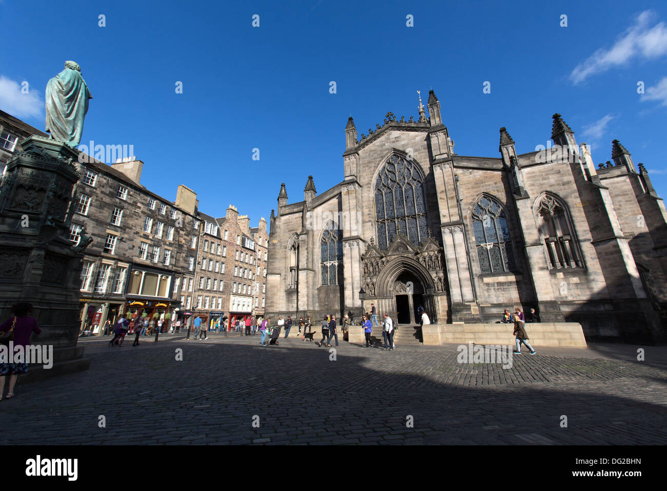 City of Edinburgh, Scotland. Front elevation of the High Kirk of ...
