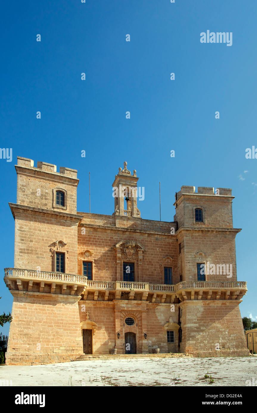 Selmun Palace Mellieha Malta Stock Photo - Alamy