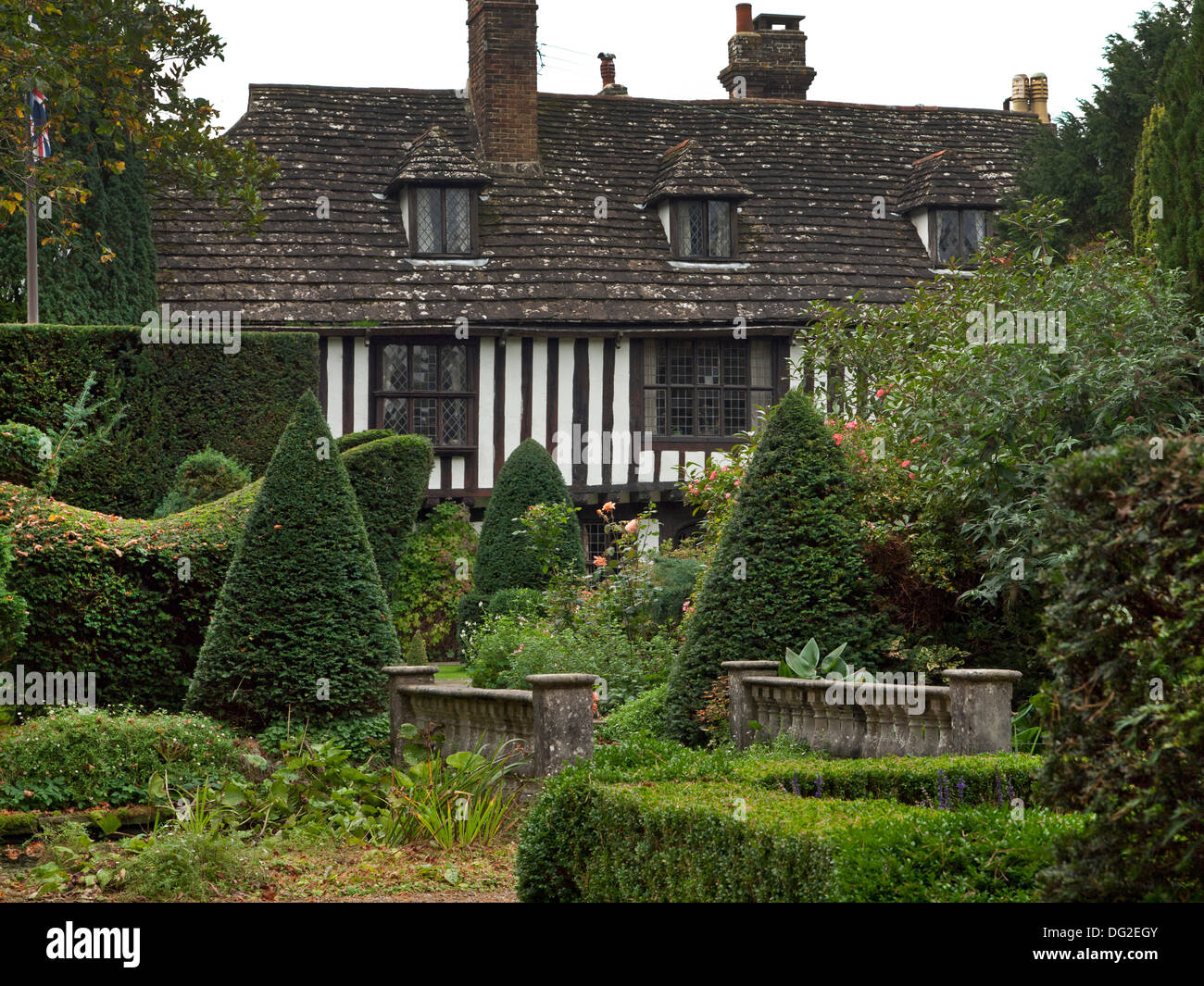 St Mary's House and gardens in Bramber, West Sussex Stock Photo - Alamy