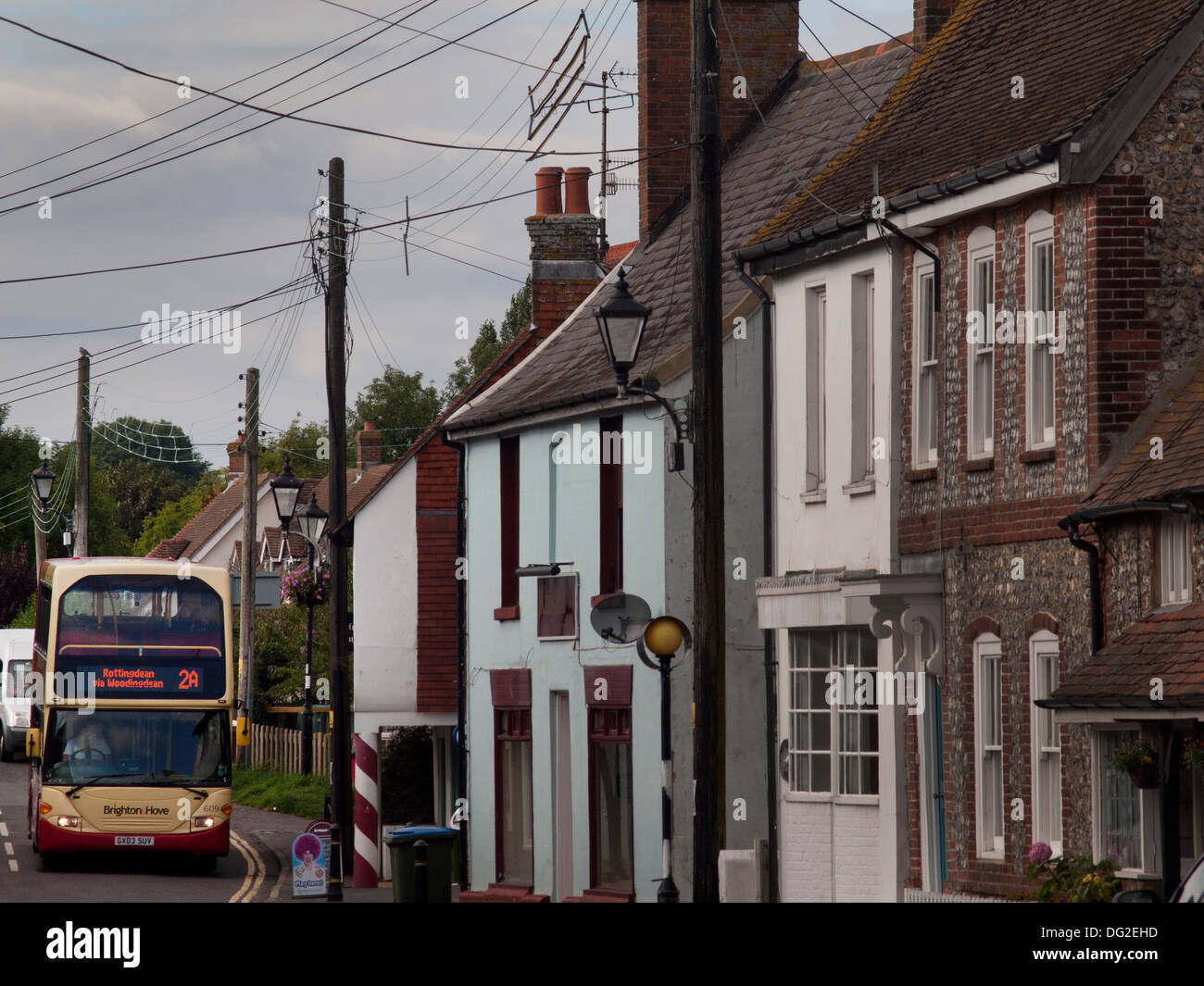 The village of Upper Beeding in West Sussex Stock Photo - Alamy