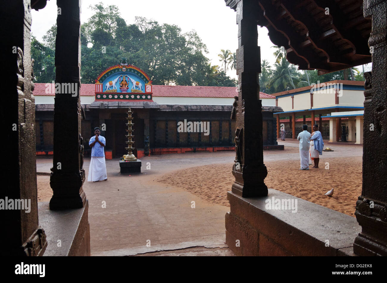 2,000 year old Janardhana Swami Temple in Varkala, Kerala, India Stock ...