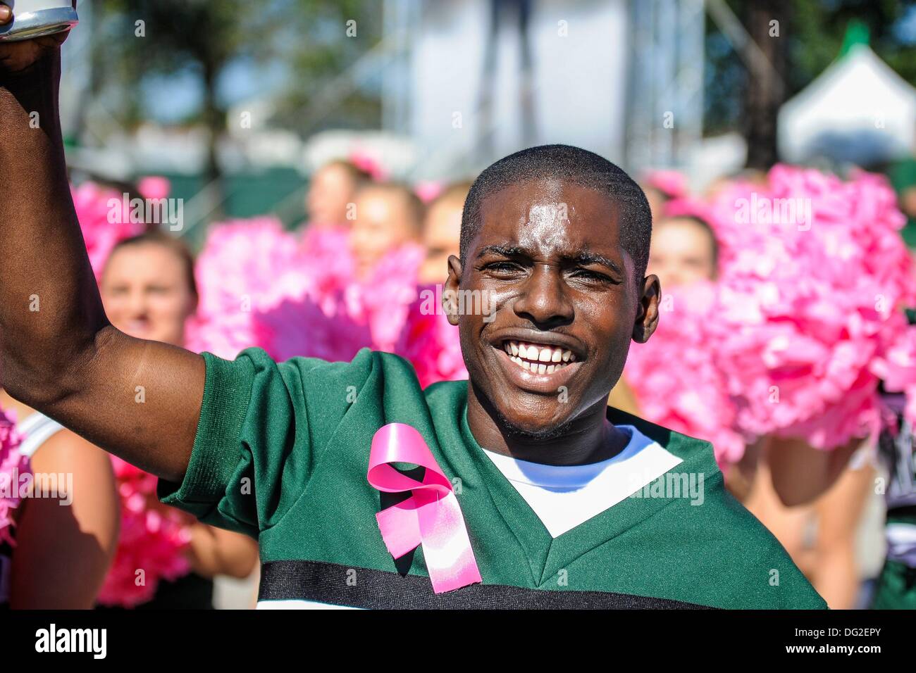 DeLand, Florida, USA. 12th Oct, 2013. A member of the Stetson Hatter ...