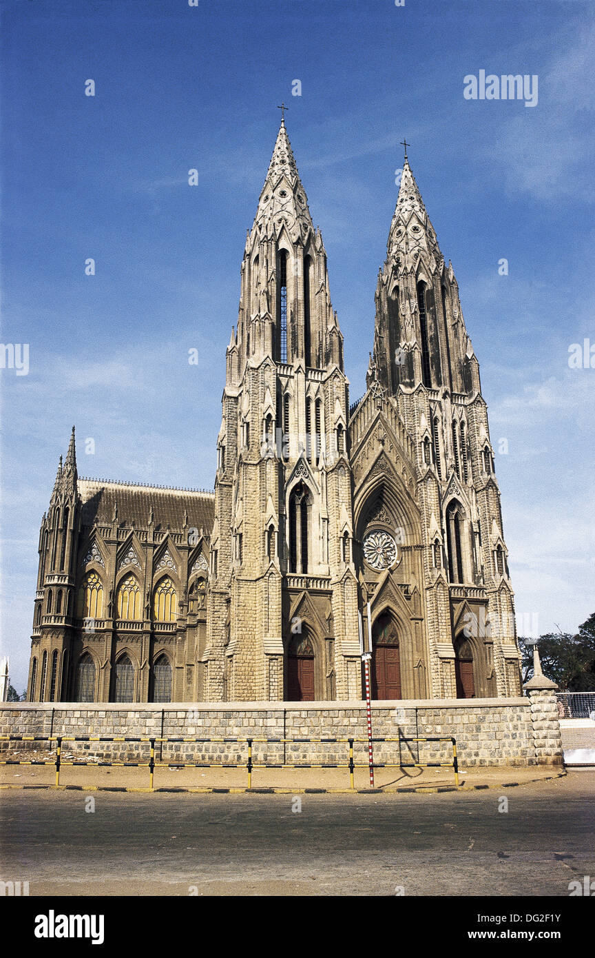 St. Philomena´s church. Mysore. Karnataka, India Stock Photo - Alamy