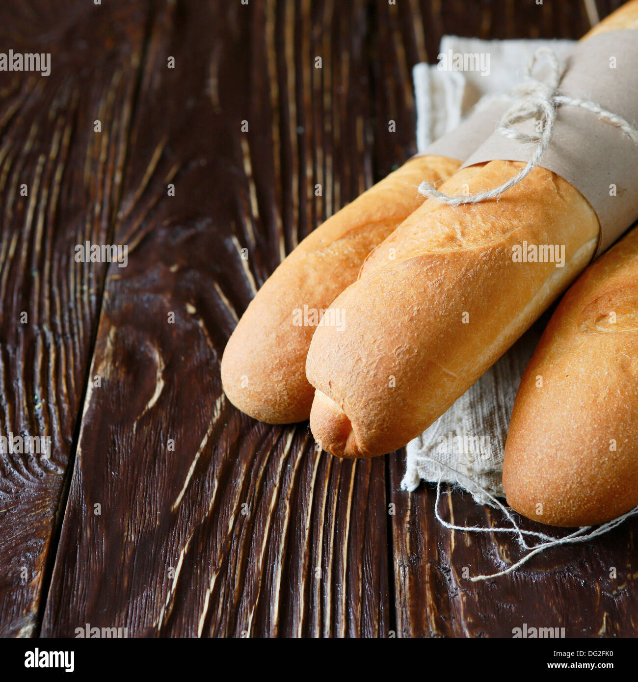 Dark french baguette bread hi-res stock photography and images - Alamy