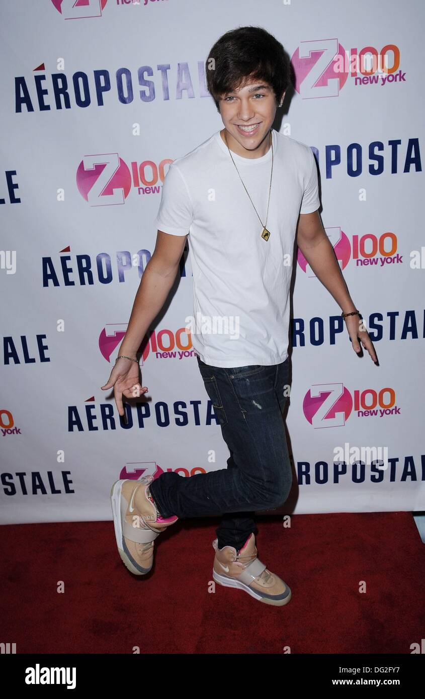 New York, NY, USA. 11th Oct, 2013. Austin Mahone in attendance for Z100 ...