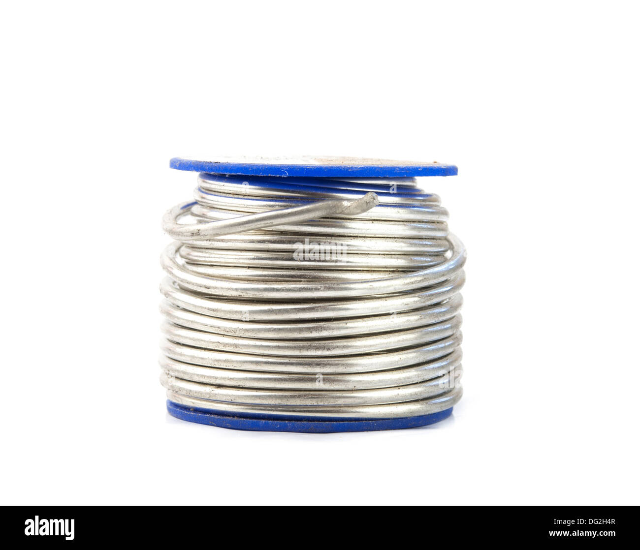 spool with tin isolated on white Stock Photo - Alamy