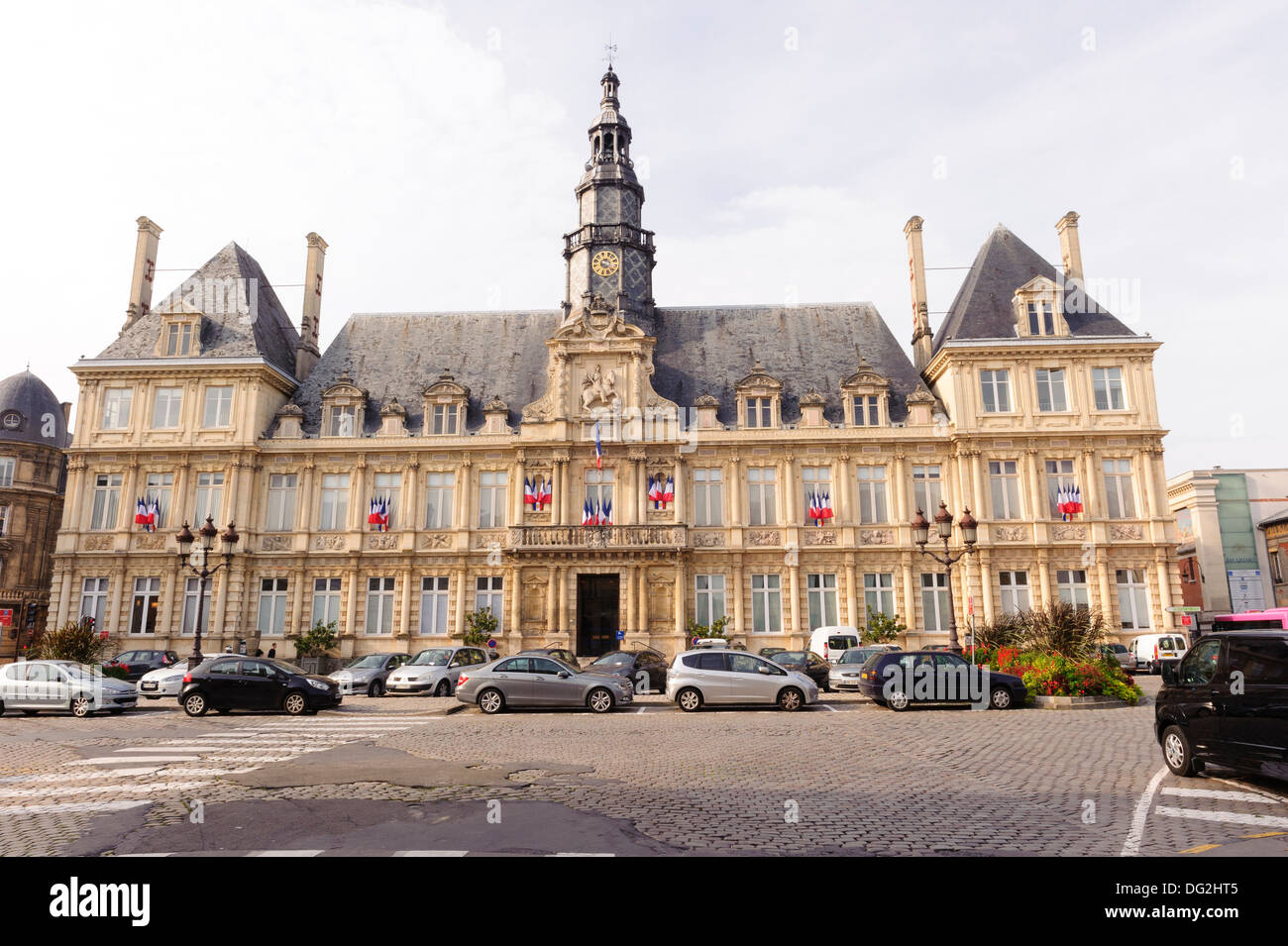 Reims, Hotel de Ville Stock Photo - Alamy
