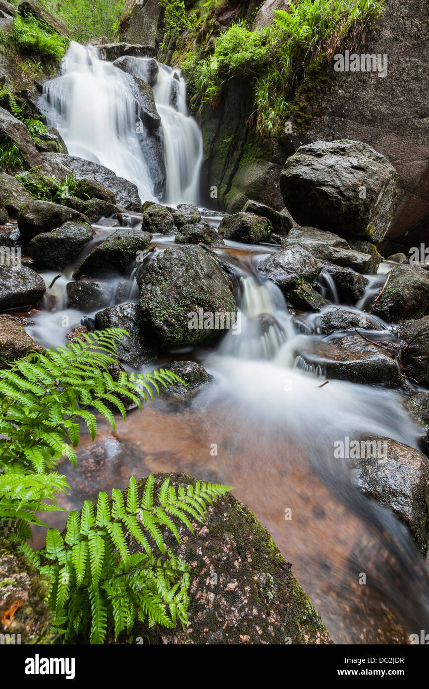 Burn O' Vat at the Muir of Dinnet in Aberdeenshire, a Gorge formed in ...