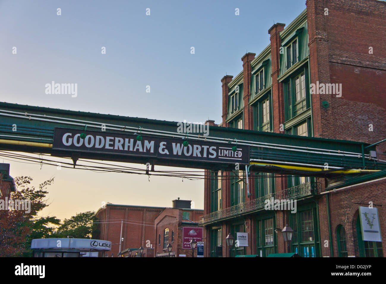 Distillery District Toronto Ontario Stock Photo - Alamy