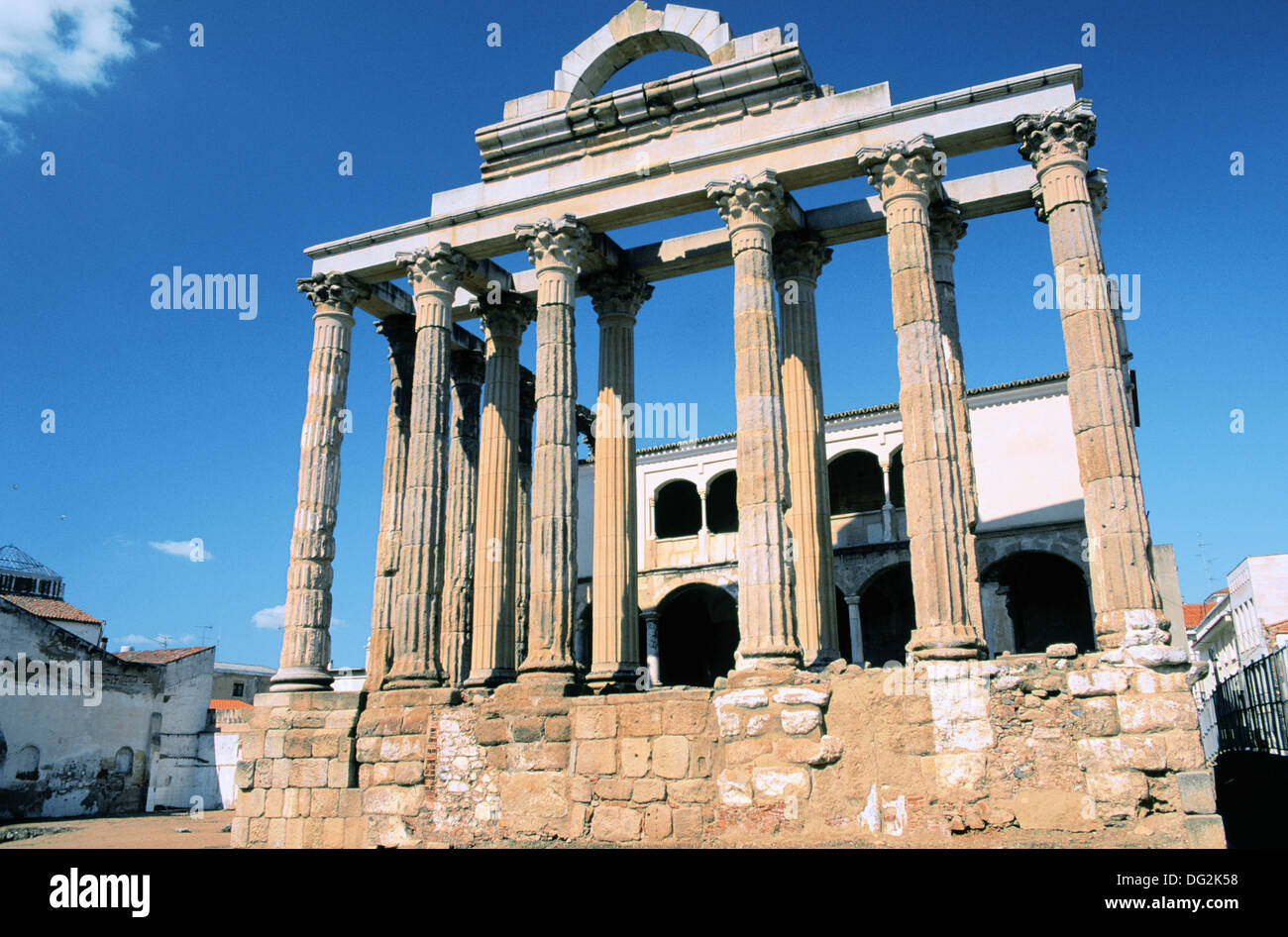 Roman Temple In Spain High Resolution Stock Photography and Images - Alamy