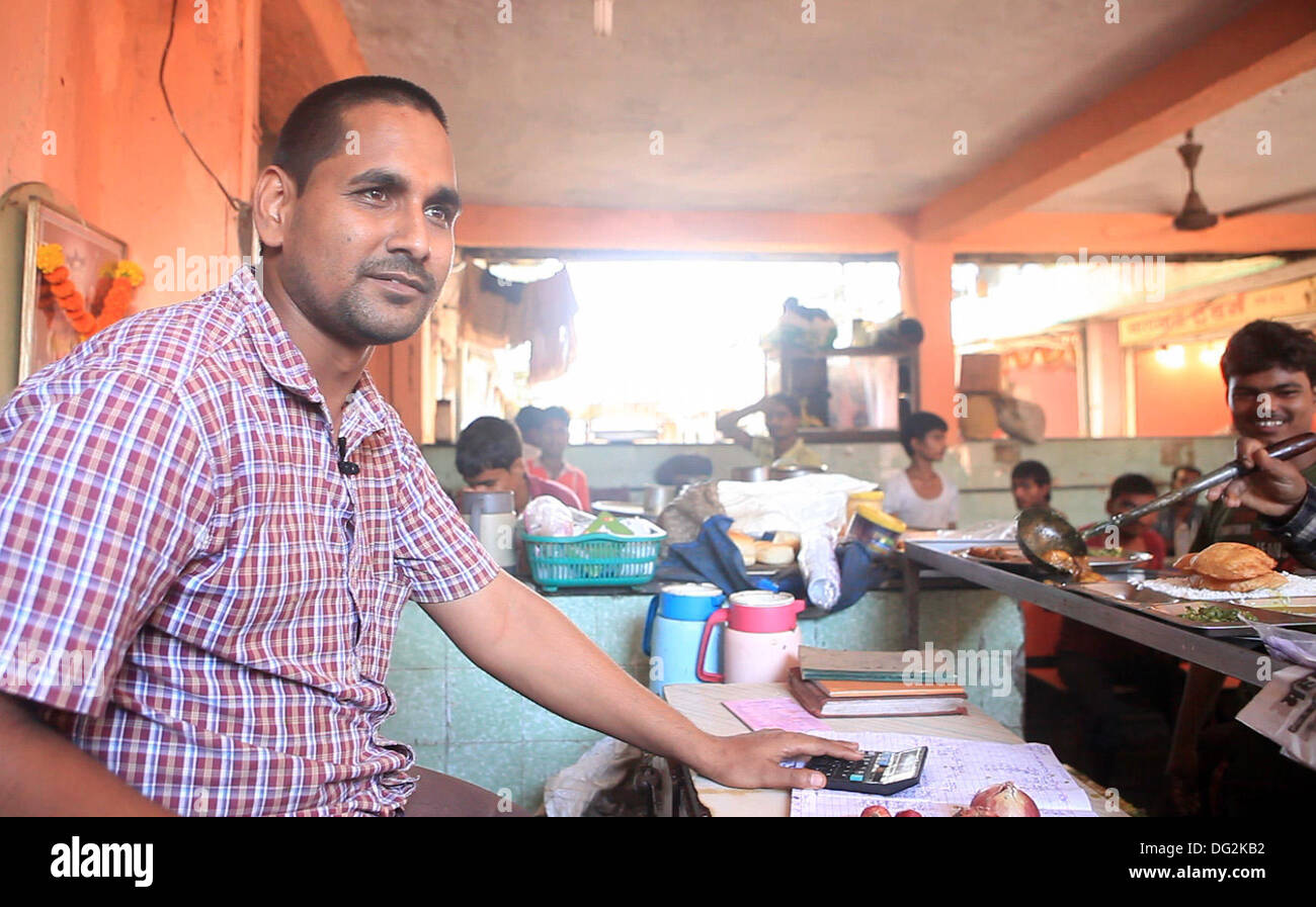 Navi Mumbai, India. 26th Sep, 2013. LOKESH DUBEY, the manager of ...