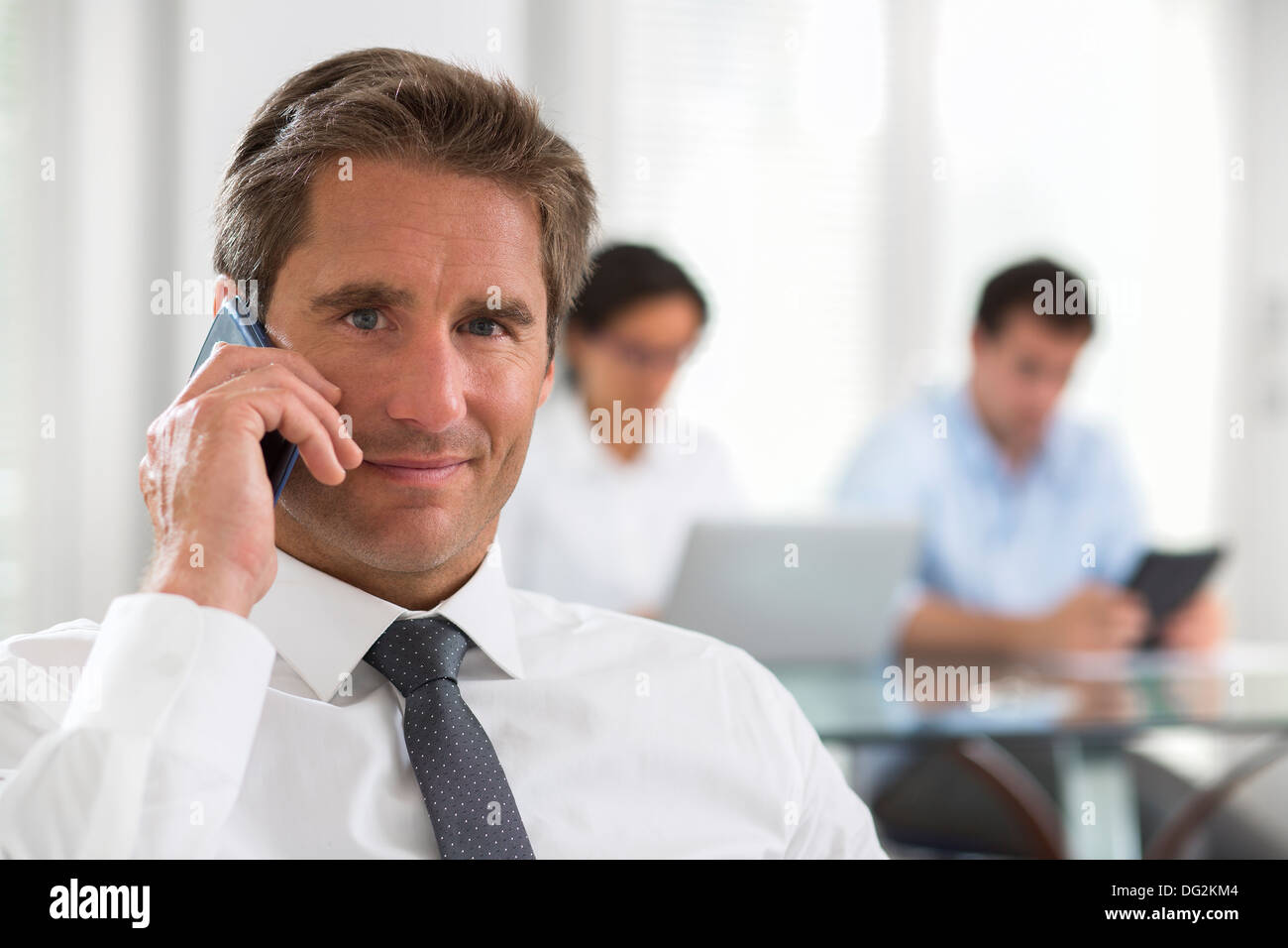 Telephone trader hi-res stock photography and images - Alamy